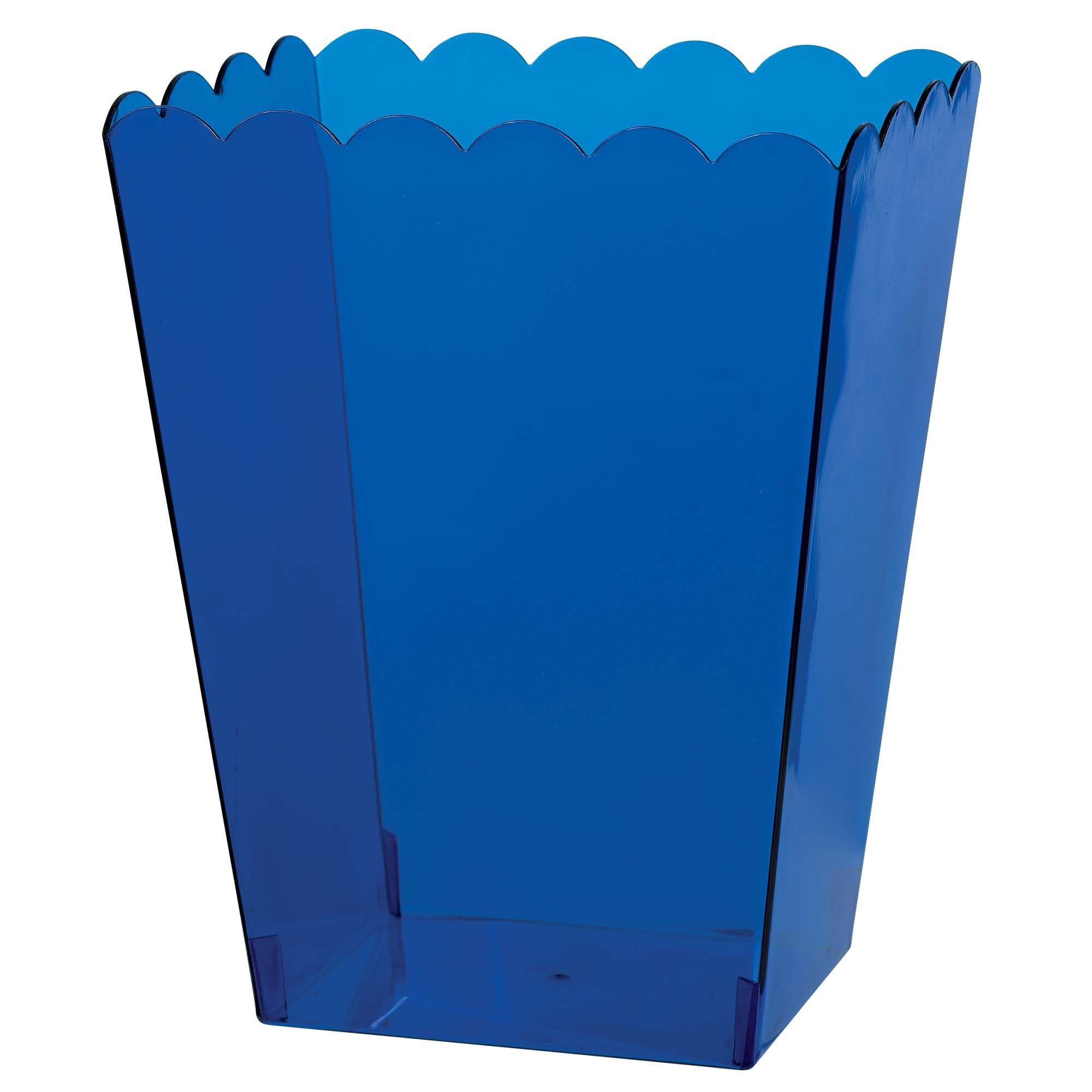 Royal Blue Scalloped Container, Medium - The Party Warehouse