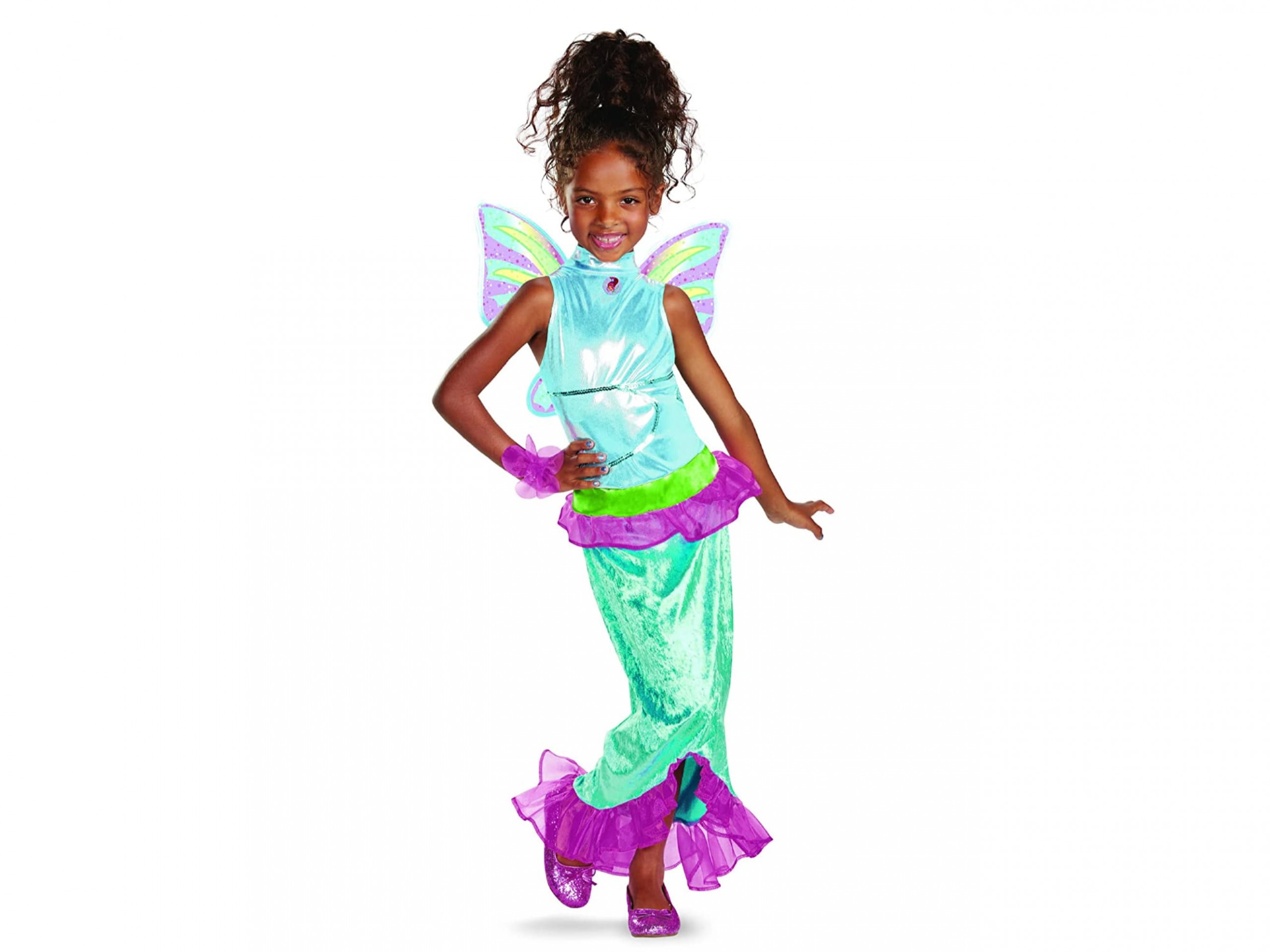 Winx Club Aisha Kids Costume-Medium(7-8) - The Party Warehouse